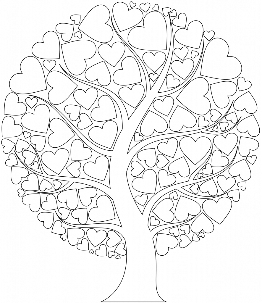 Arbol Hecho De Corazones Stanser