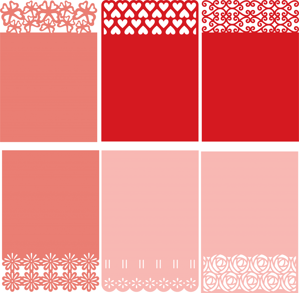 Set de tarjetas caladas - Stanser