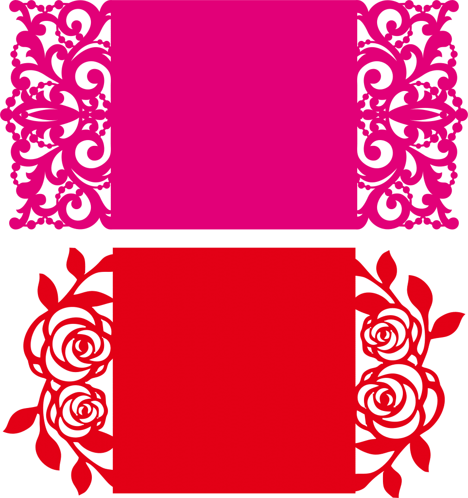 Invitaciones caladas en extremos - Stanser