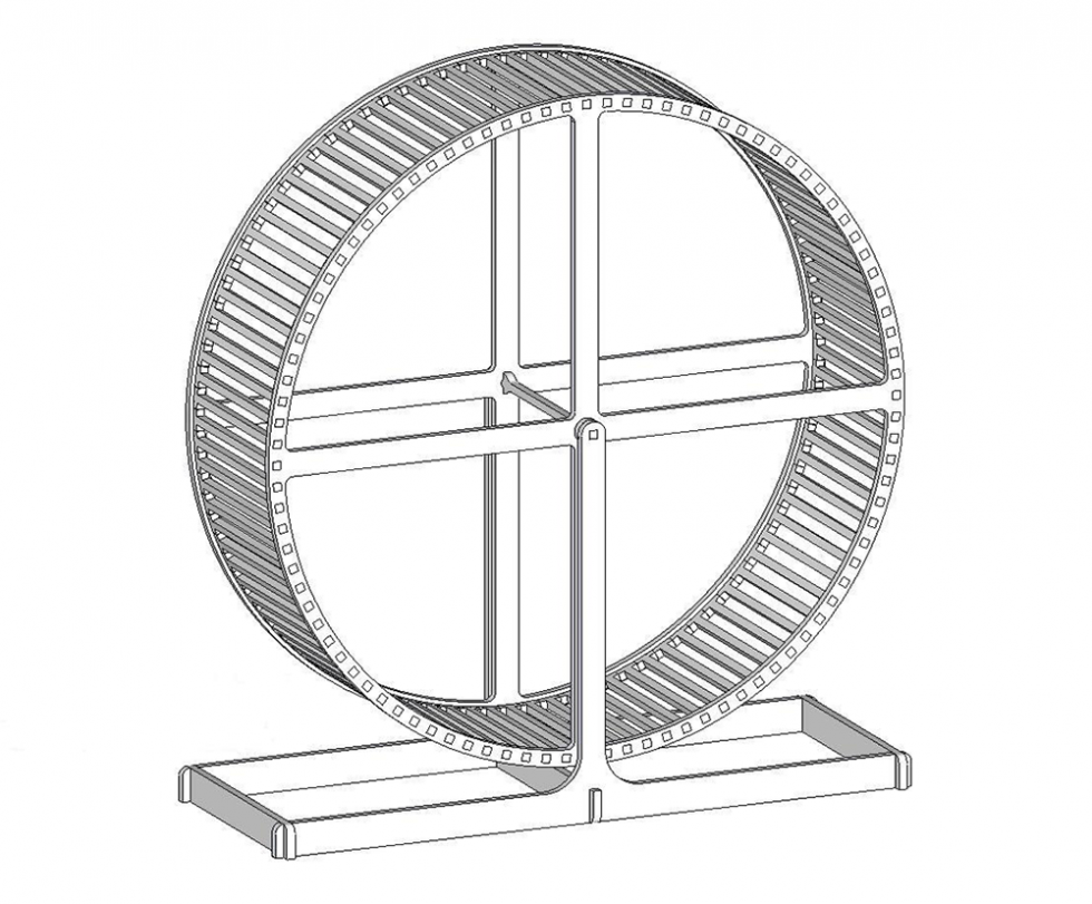Rueda para hamster - Stanser