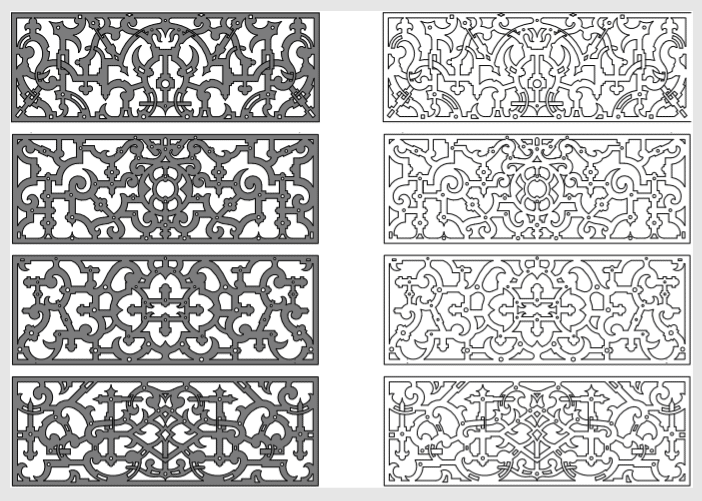 Patrón reja calada - Stanser