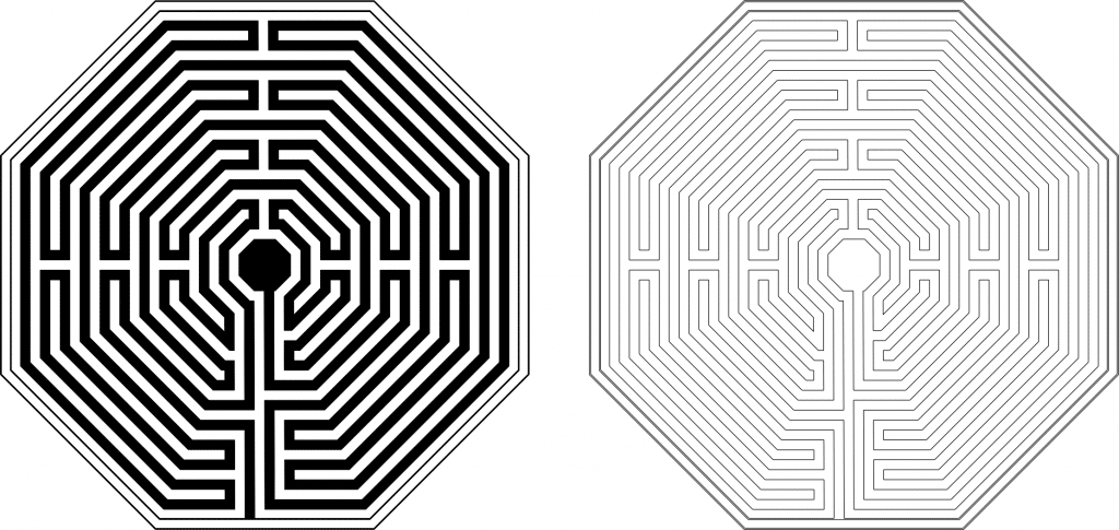 Laberinto octagonal medieval - Stanser