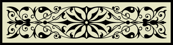 Adorno rectangular garigoleado - Stanser