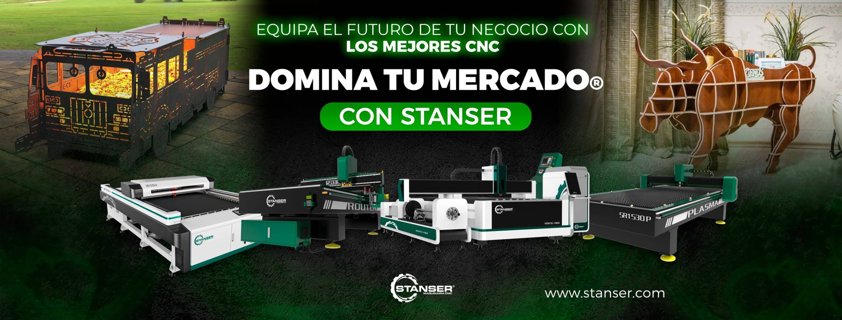 Venta De Maquinaria CNC Router, Laser CO2, Plasma, Fibra | Stanser