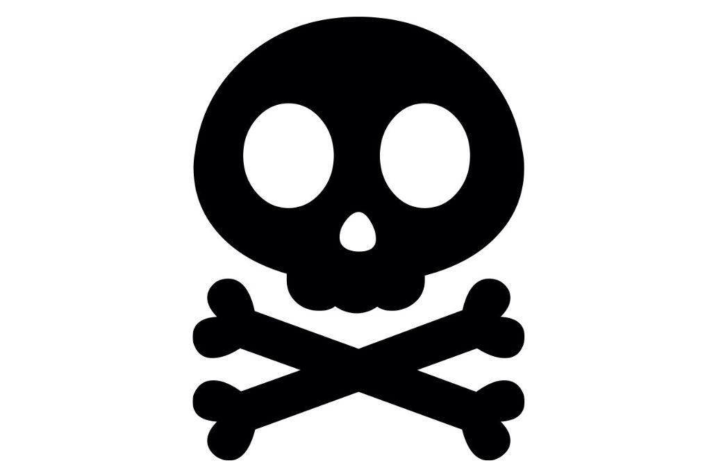 Símbolo de muerte — Vector DXF para CNC Gratis | Stanser
